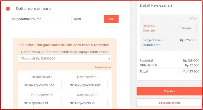 14 Penyedia Daftar Harga Domain Murah di Indonesia 2020